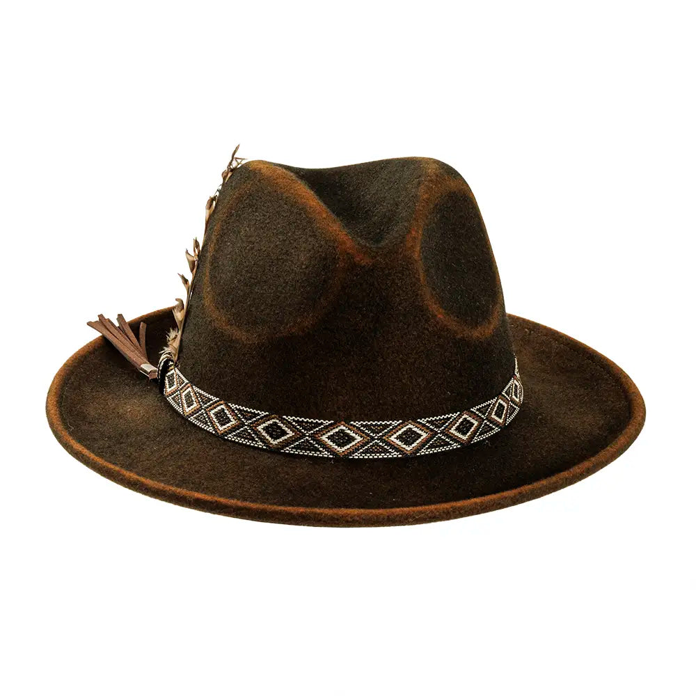 Backroad | Mens Felt Fedora Hat – American Hat Makers