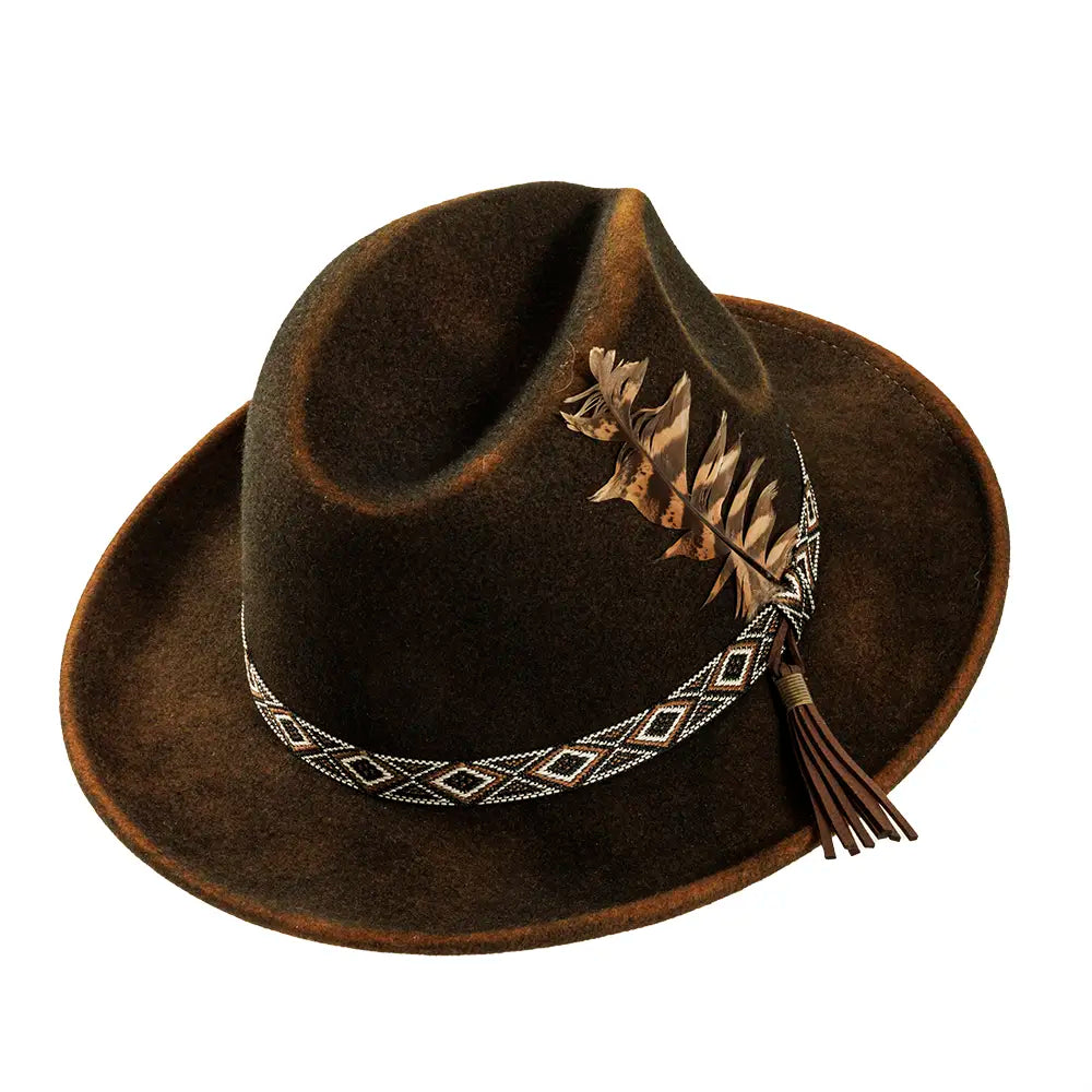 Backroad | Womens Felt Fedora Hat – American Hat Makers