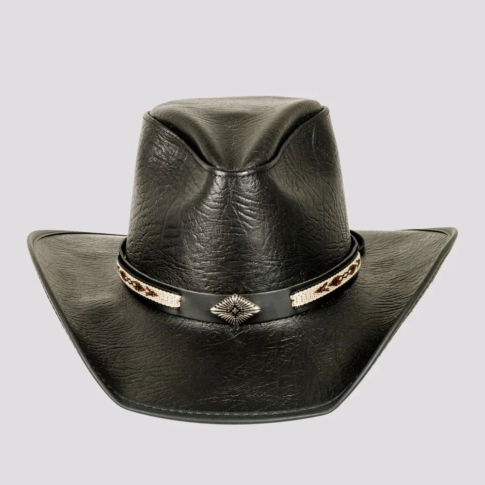 Badlands | Mens Buffalo Leather Cowboy Hat – American Hat Makers