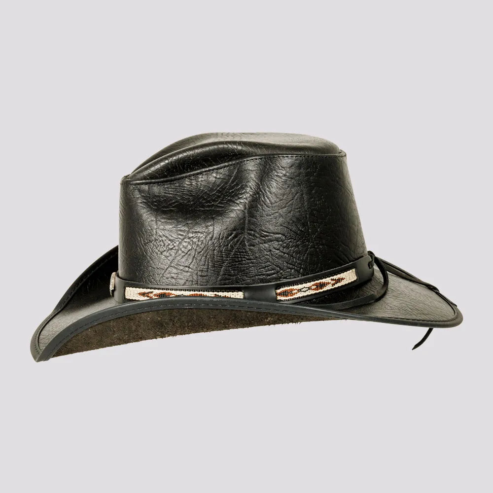 Badlands | Mens Buffalo Leather Cowboy Hat – American Hat Makers