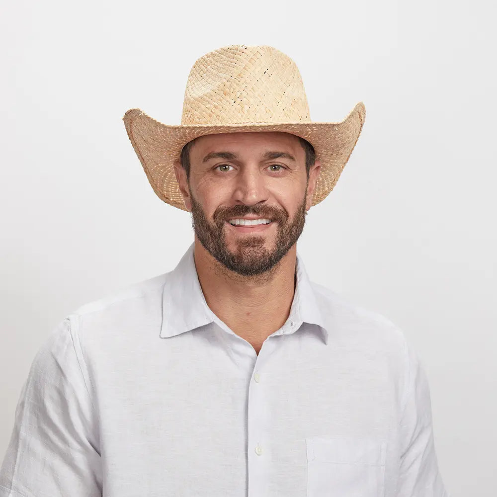 Belle | Mens Straw Cowboy Hat – American Hat Makers