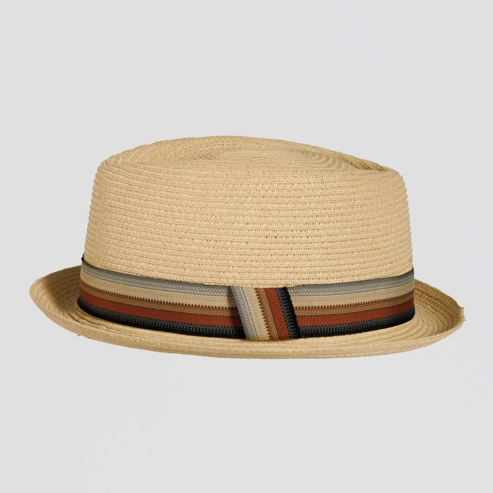 Cortez | Mens Paper Braid Straw Pork Pie Hat – American Hat Makers