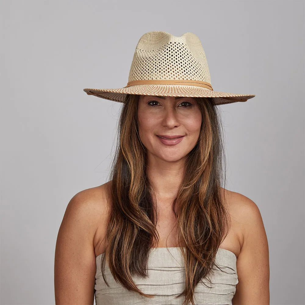 Ezra | Womens Wide Brim Straw Sun Hat – American Hat Makers Ezra | Womens Wide Brim Straw Sun Hat – American Hat Makers