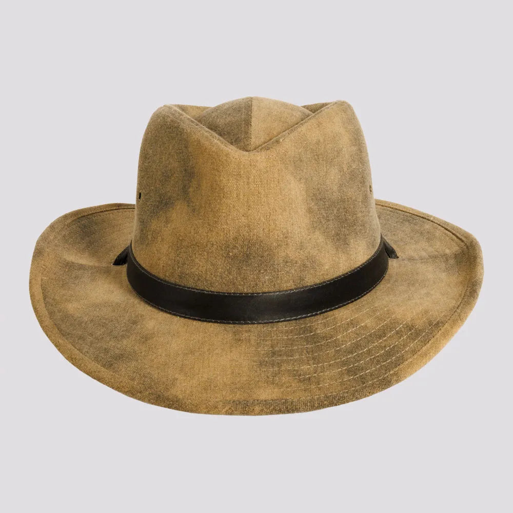 Fuji | Womens Distressed Cotton Outback Hat – American Hat Makers