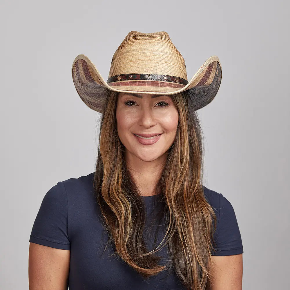 Liberty | Womens Mexican Palm Straw Cowboy Hat – American Hat Makers