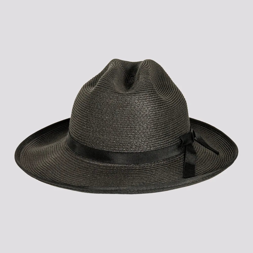 Monroe | Mens Fine Paper Braid Open Road Fedora Hat – American Hat Makers