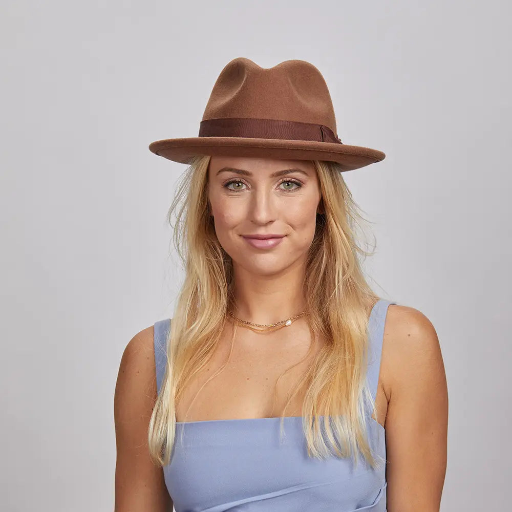 Pablo | Womens Felt Fedora Hat – American Hat Makers