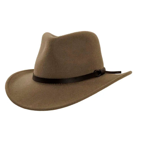 Pathfinder | Mens Wool Felt Outback Hat – American Hat Makers