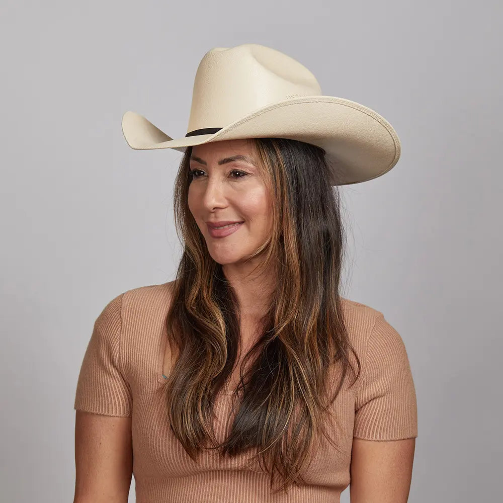 Pioneer Womens Canvas Cotton Western Cowgirl Hat American Hat Makers