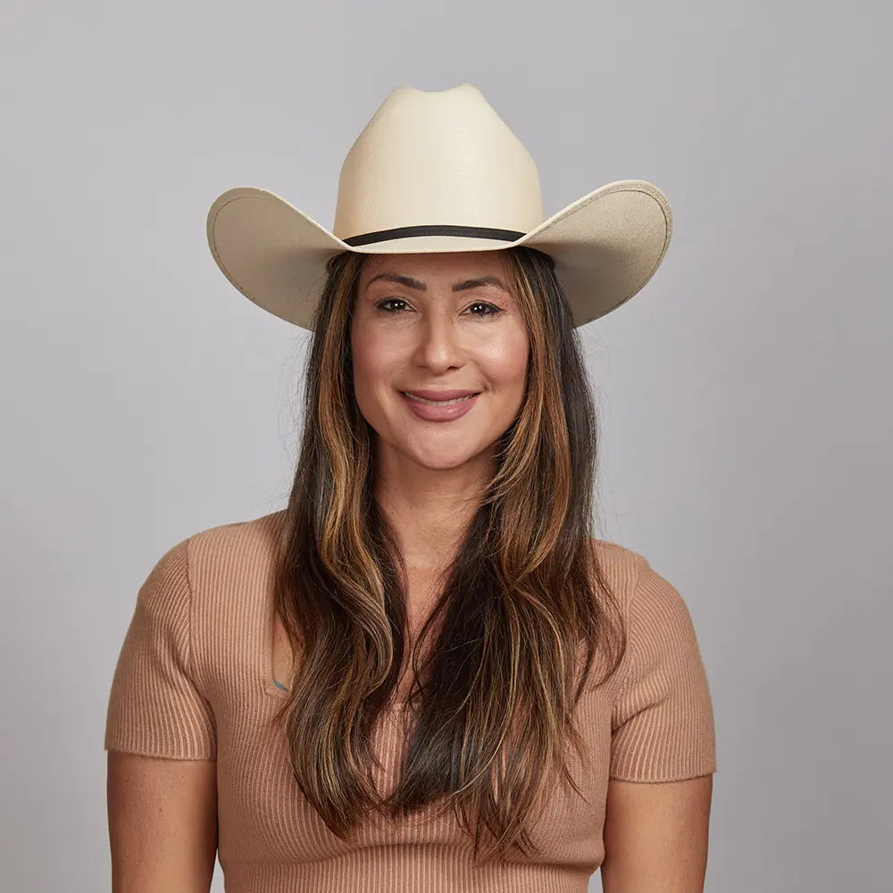 Pioneer Womens Canvas Cotton Western Cowgirl Hat American Hat Makers