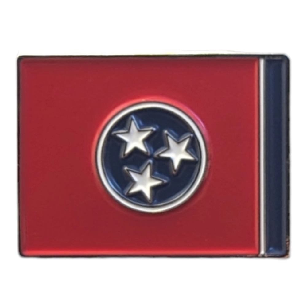 Tennessee State Flag | Magnetic Hat Pin – American Hat Makers