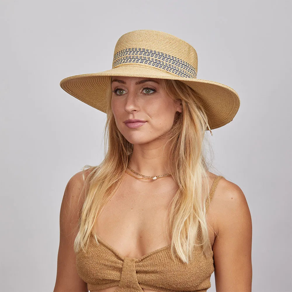 Victoria | Womens Wide Brim Straw Sun Hat – American Hat Makers Victoria | Womens Wide Brim Straw Sun Hat – American Hat Makers