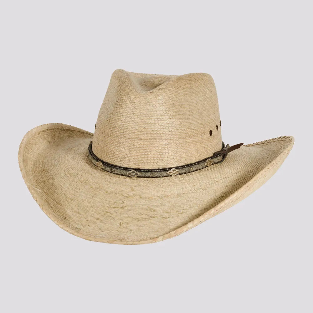 Wyatt | Mens Natural Fine Mexican Palm Tycoon Cowboy Hat – American Hat ...