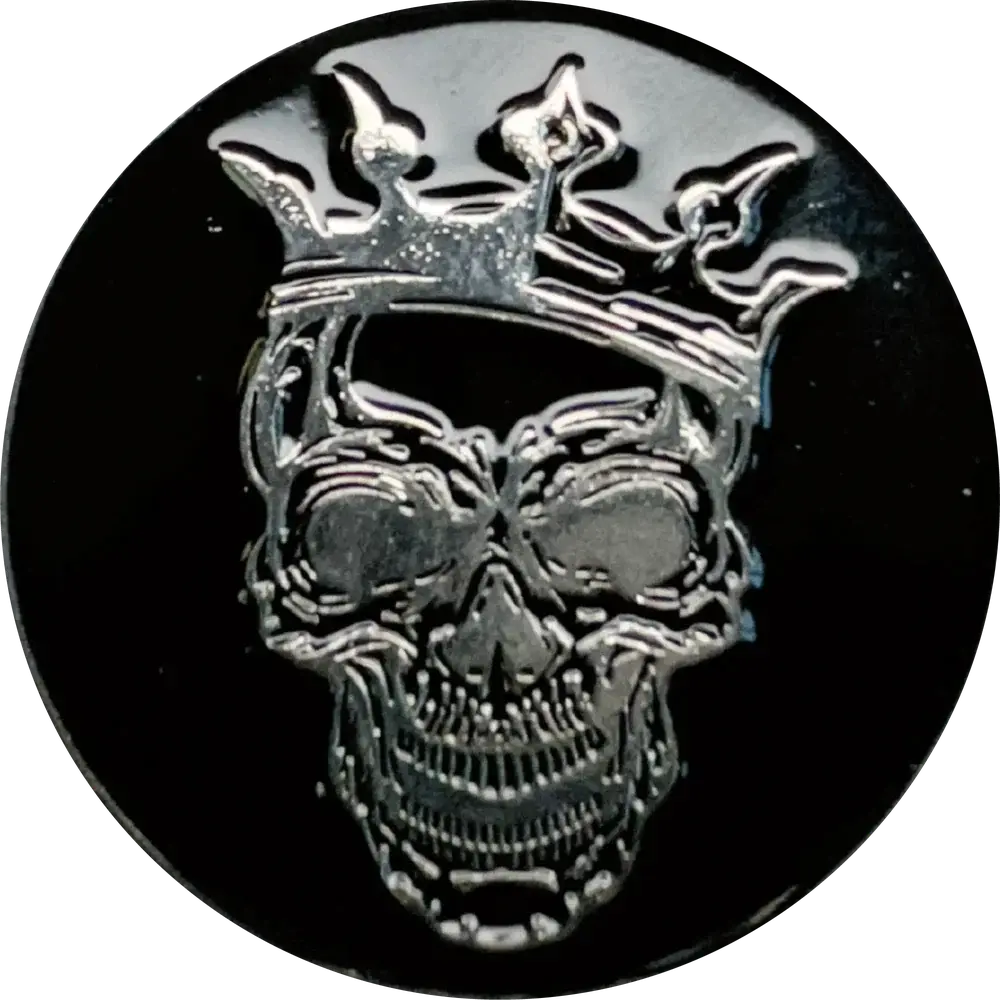 Crowned Skull | Magnetic Hat Pin – American Hat Makers