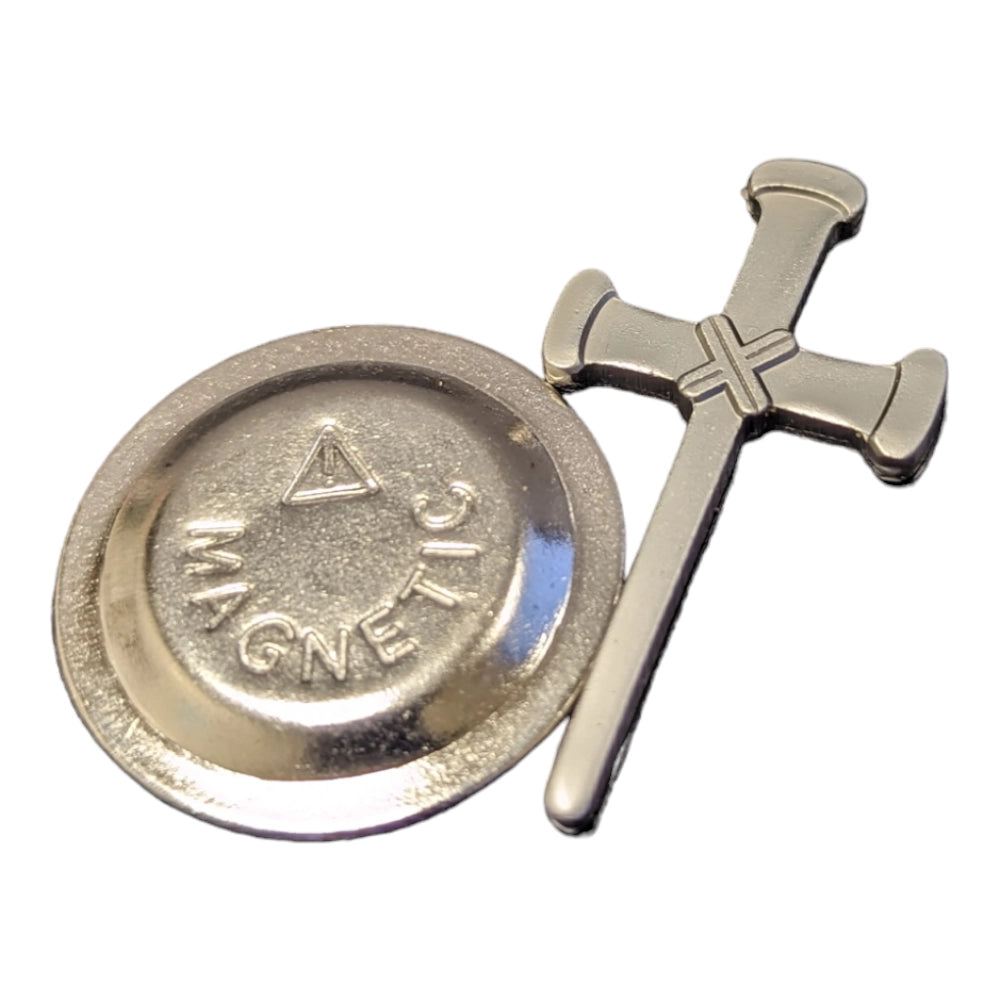 Raised Cross | Magnetic Hat Pin – American Hat Makers