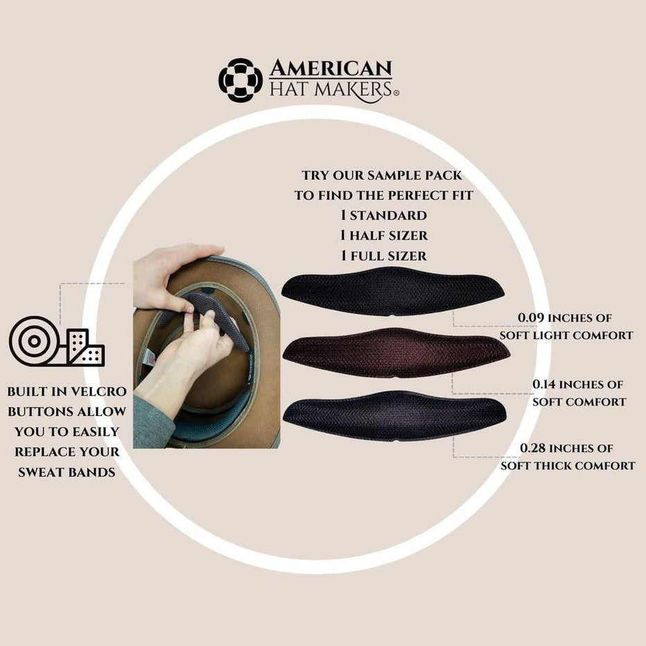 Assorted Hat Size Adjuster Pack – American Hat Makers