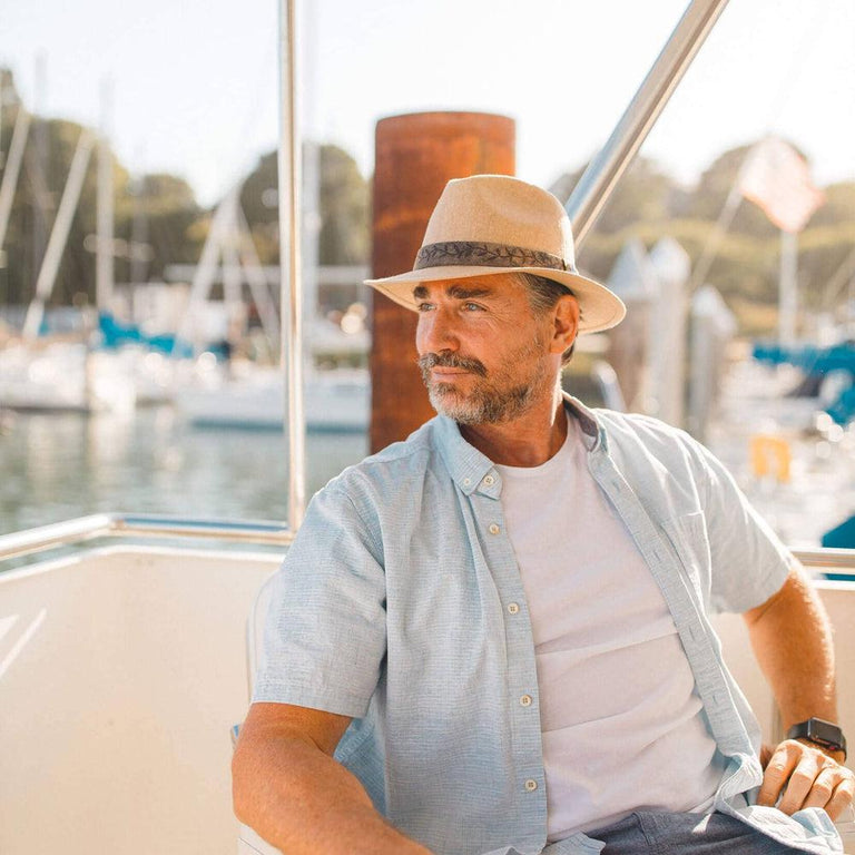 Boxcar - Mens Straw Hat by American Hat Makers