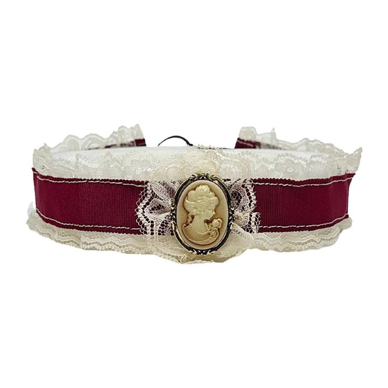 Burlesque | Vintage Leather and Lace Hat Band – American Hat Makers