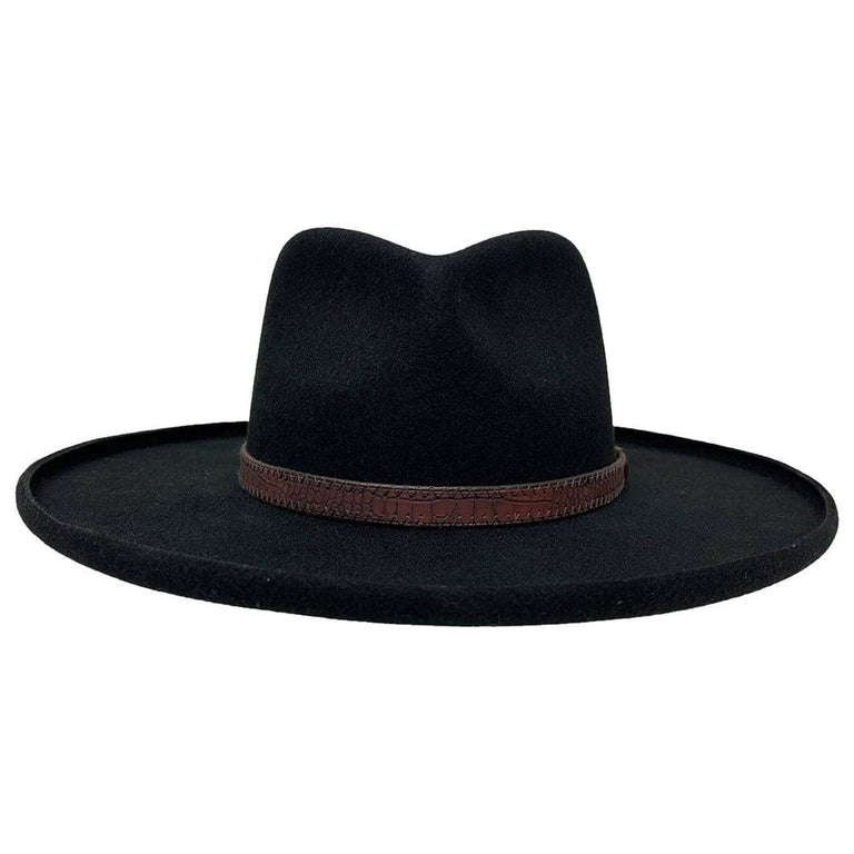 Hudson | Womens Pencil Rim Felt Fedora Hat – American Hat Makers