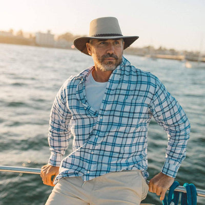 Soaker | Mens Breathable Wide Brim Sun Hat – American Hat Makers