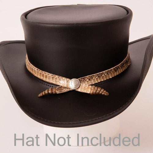 Rattlesnake Hat Bands | Snakeskin Hat Band | Snake Hat Band - American Hat Makers