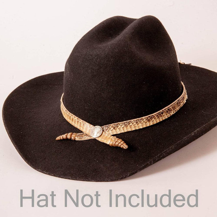 Rattlesnake Hat Bands | Snakeskin Hat Bands - American Hat Makers