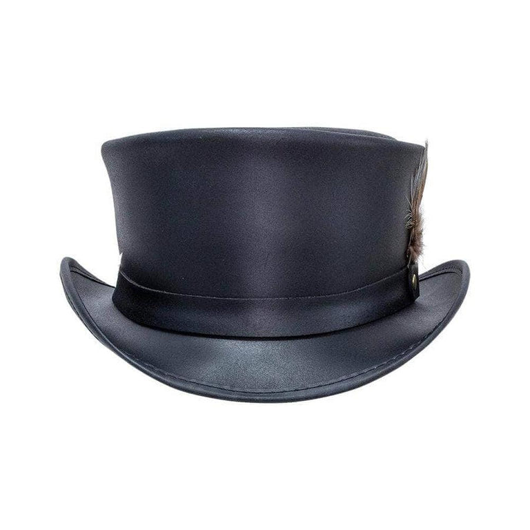 Marlow LT | Mens Leather Top Hat with LT Hat Band – American Hat Makers