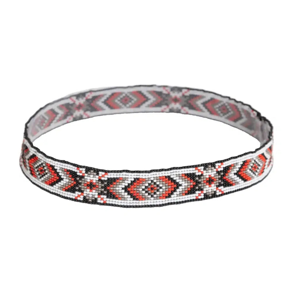 Shane | Beaded Black Hat Band – American Hat Makers